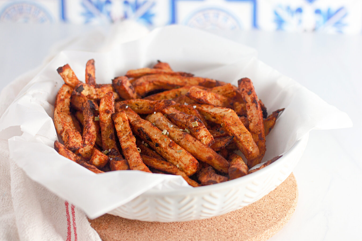 Air Fryer Seasoned Fries - The Oklahoma Homesteader